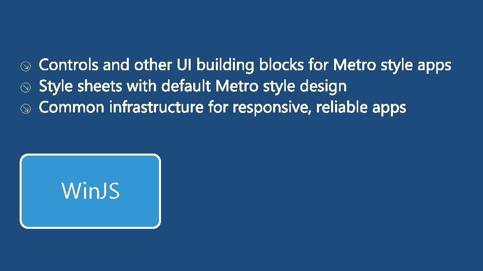 Building Metro style apps with HTML and Java