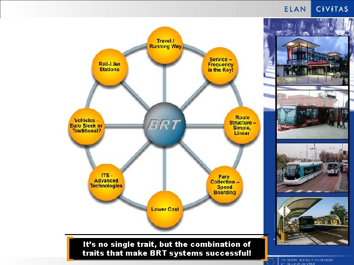 Bus rapid transit BRT the basics Presentation originally