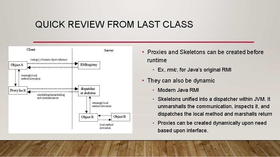 14 736 DISTRIBUTED SYSTEMS LECTURE 4 SPRING 2018