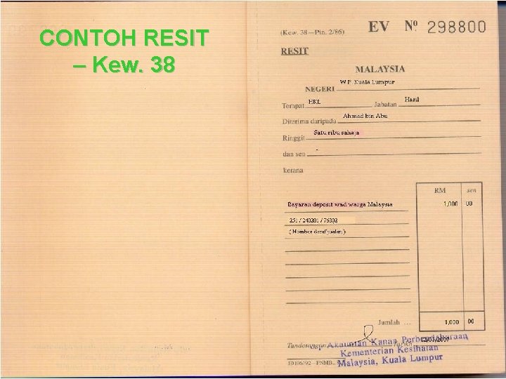 PERAKAUNAN TERIMAAN DAN HASIL KERAJAAN KANDUNGAN Pengenalan Penurunan