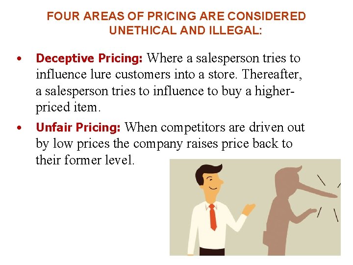 ETHICS IN MARKETING Learning Objectives After studying this
