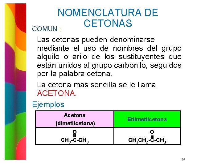 ALDEHIDOS Y CETONAS COMPUESTOS CON FUNCIN CARBONILO SEMANA