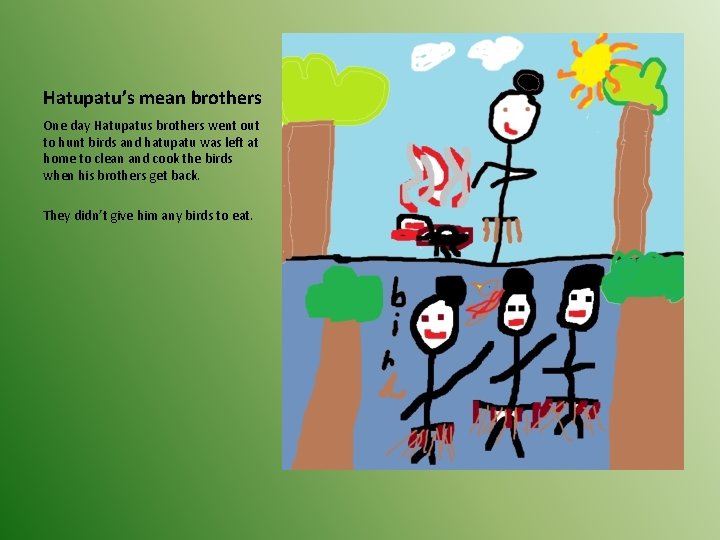 Hatupatu and the bird woman Kurangaituku By ElaHuia