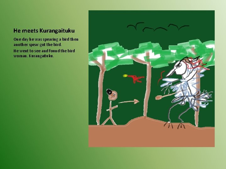 Hatupatu and the bird woman Kurangaituku By ElaHuia