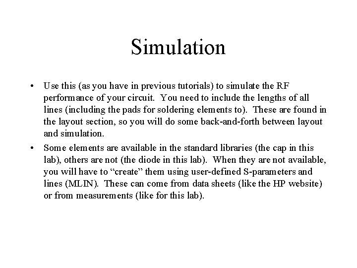 How to use Sparameter data files in ADS
