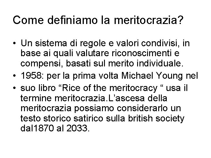 A proposito di MERITOCRAZIA di Roger Abravanel Viterbo