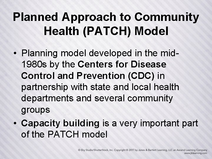 CHAPTER 2 Planning Models in Health Education and