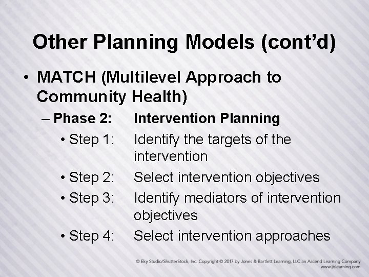 CHAPTER 2 Planning Models in Health Education and