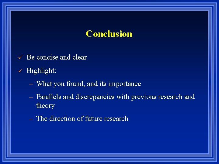 Giving an Effective Poster Presentation REU Summer Seminar