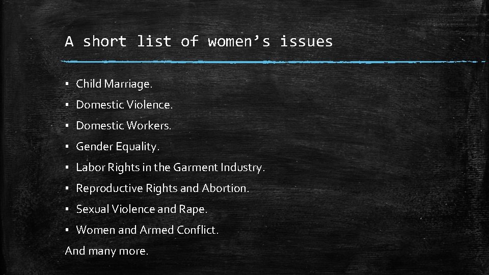 Womens Rights General description of womens rights Womens