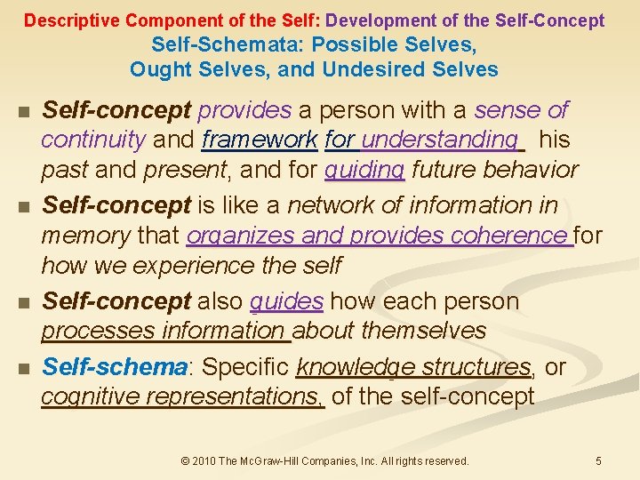 Chapter 14 Approaches to the Self 2010 The