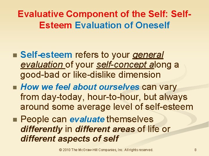 Chapter 14 Approaches to the Self 2010 The