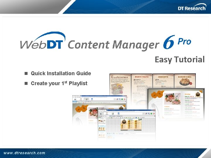 Easy Tutorial n Quick Installation Guide n Create