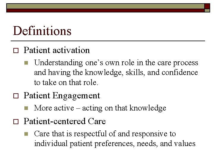 Becoming an Activated Patient Part 1 Kenneth BrummelSmith