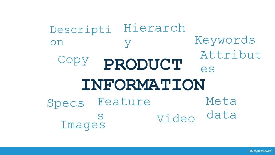 Dynamicweb PIM General introduction Innovia Customer Conference 2019
