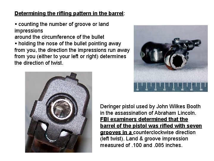 What kind of evidence might be left at