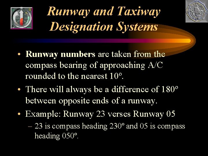 Airport Familiarization Types of Airports Basically there are