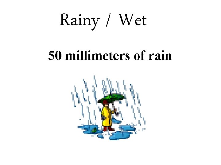 Weather Windy Rainy Wet 50 millimeters of rain