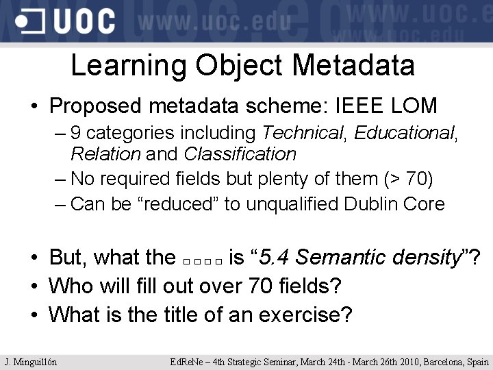 Learning Object Repositories a learner centered perspective Juli