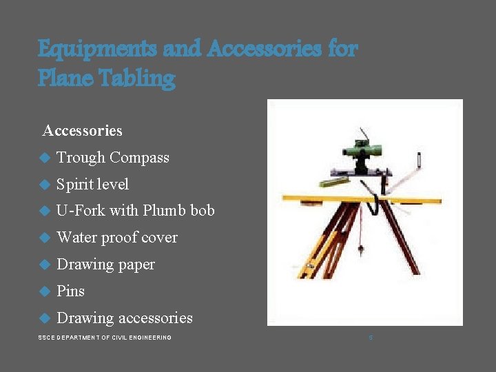 PLANE TABLE SURVEYIN Er Vishal Manghnani Department of