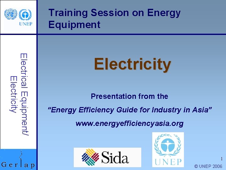 Training Session on Energy Equipment Electrical Equipment Electricity