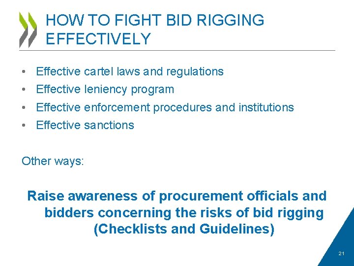 WHAT IS BID RIGGING AND WHY IS IT