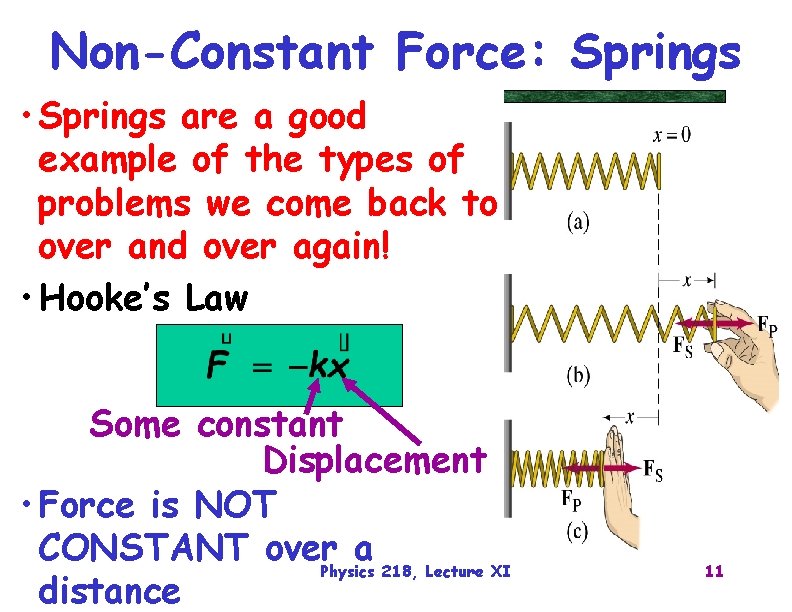 Physics 218 Lecture 11 Dr David Toback Physics