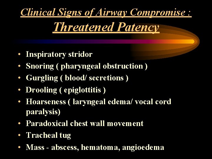 Basic Emergency Airway Management Pat Melanson MD Objectives