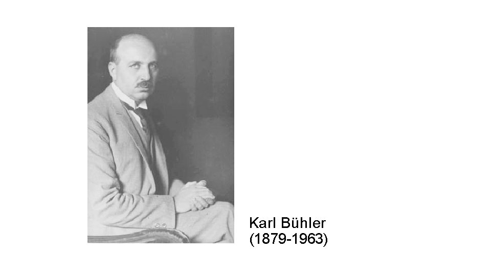 Semiotic models Bhler Karl Bhler 1879 1963 Bhlers
