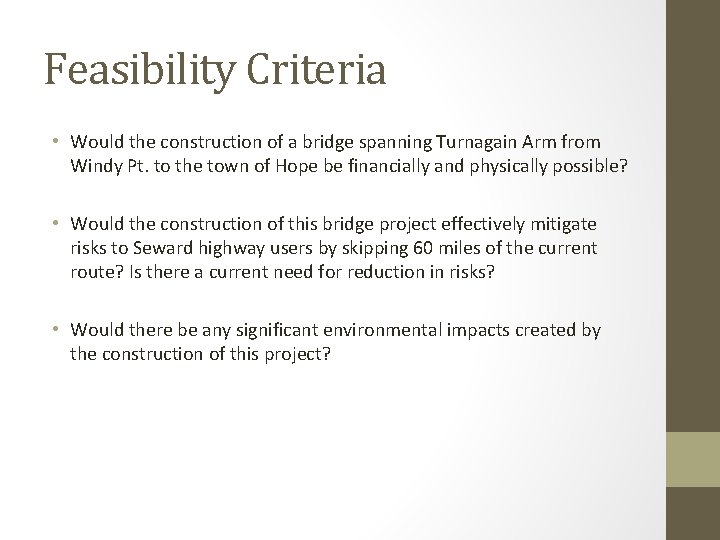 Building a Turnagain Arm Bridge A Feasibility Study