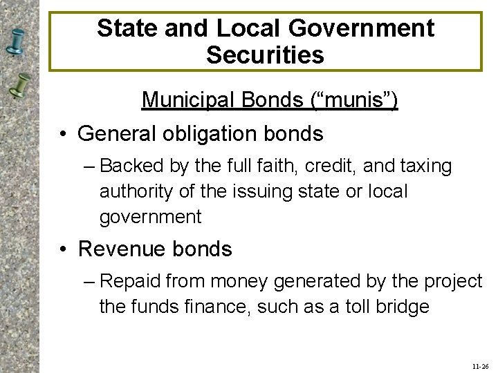 Chapter 11 Investing Basics and Evaluating Bonds Mc