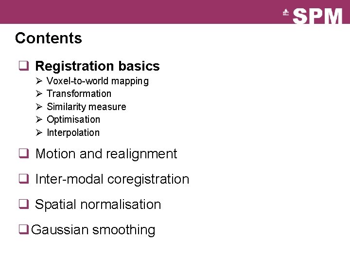 f MRI Preprocessing Guillaume Flandin Wellcome Trust Centre