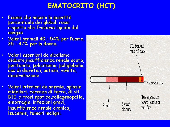 EMOCROMO EMOCROMO Contempla il conteggio del numero dei