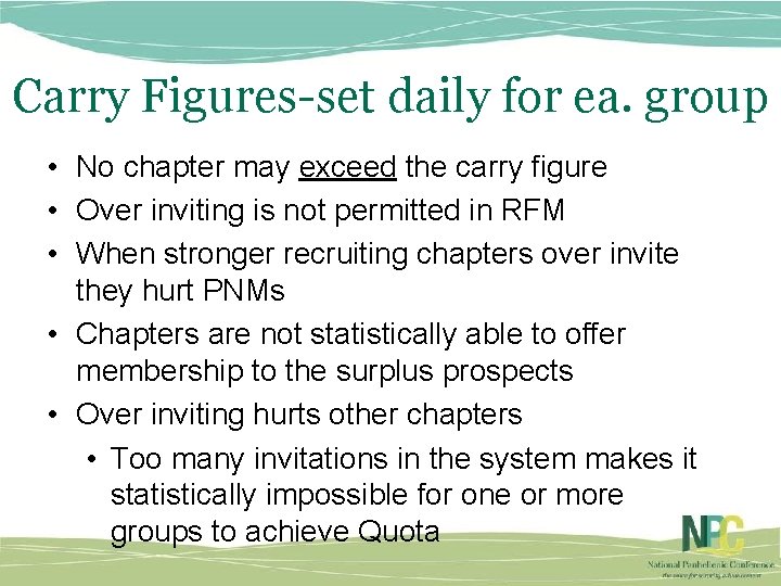 The Real Numbers NPC Release Figure Methodology RFM