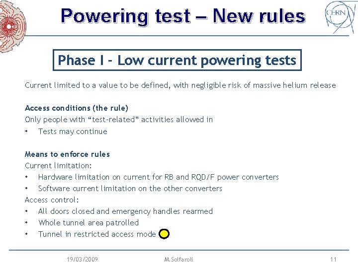 Safety during powering How to ensure safety during