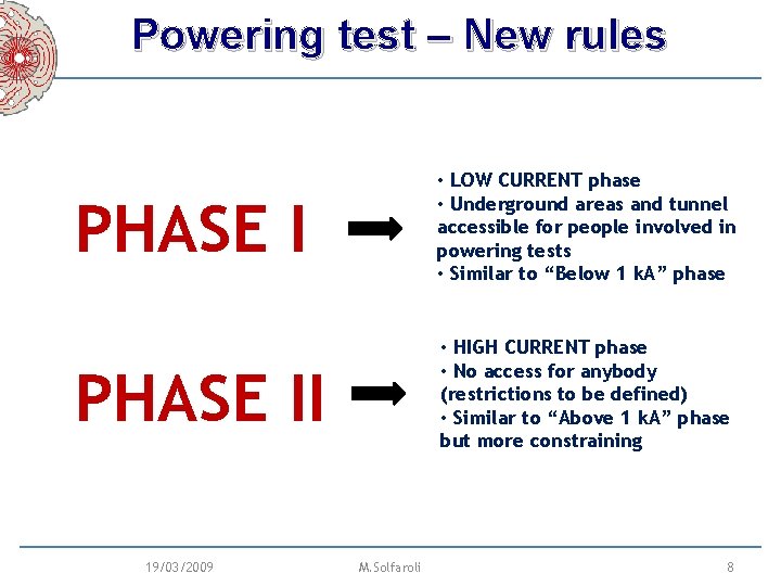 Safety during powering How to ensure safety during