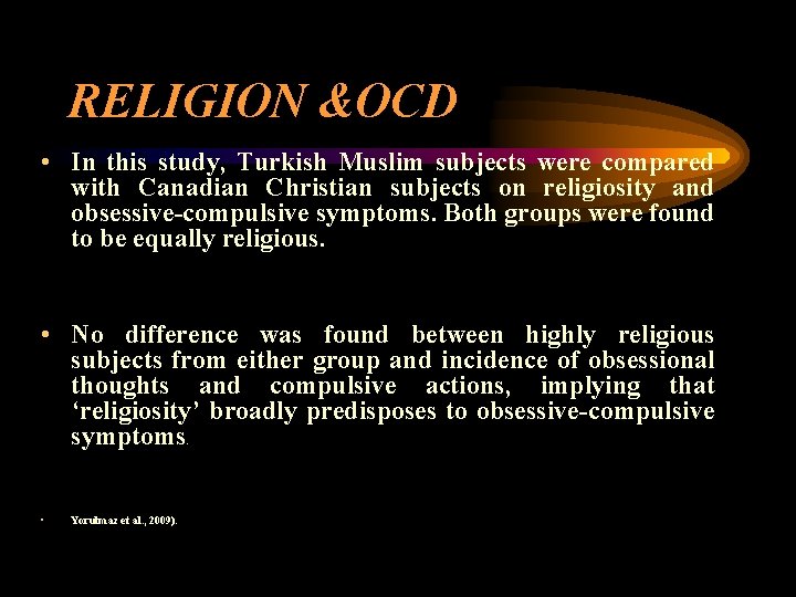 Treatment of Islamic Religious Obsessive Compulsive Disorder WALID