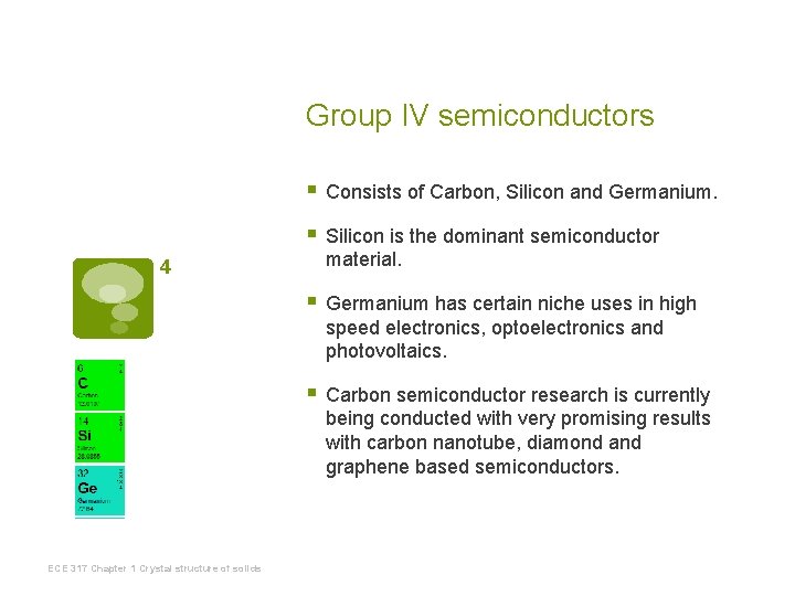 ECE 371 Chapter 1 Crystal Structure of solids