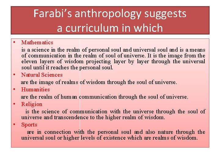 An Anthropological Approach to Curriculum Arash Rastegar Sharif