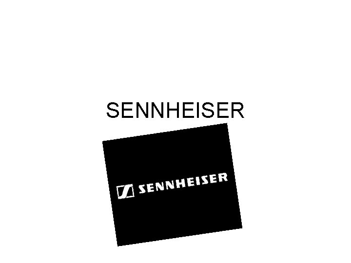 SENNHEISER FOUNDER Prof Dr Fritz Sennheiser IN SHORT