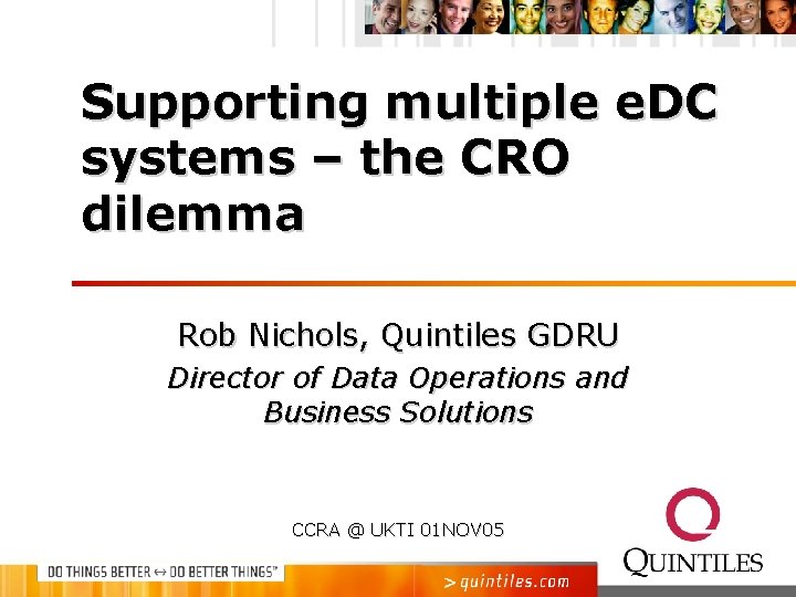 Supporting multiple e DC systems the CRO dilemma