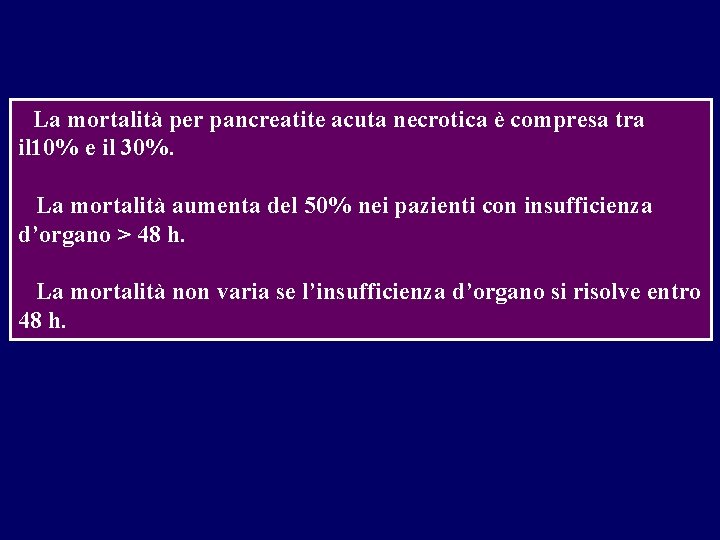 PANCREATITE ACUTA La pancreatite acuta un processo infiammatorio