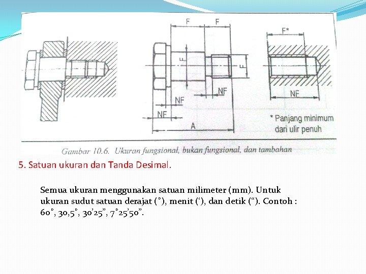 BAB 7 PENUNJUKKAN UKURAN ATURANATURAN DASAR PENUNJUKAN UKURAN