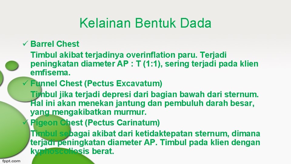 PEMERIKSAAN FISIK SISTEM RESPIRASI IRMA NUR AMALIA S