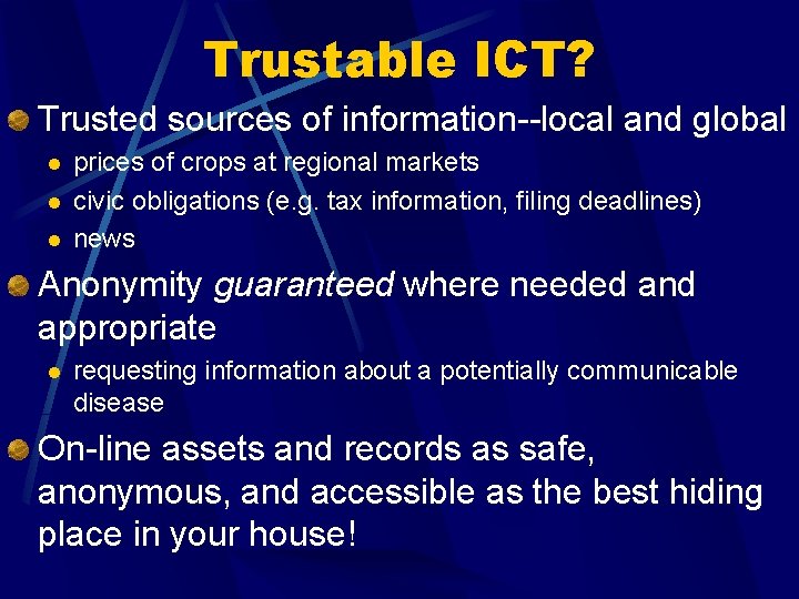 The Role of ICT in Sustainable Development Raj