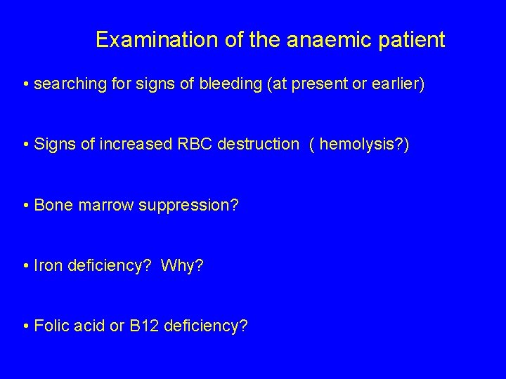 Anaemias I Iron deficiency anaemia ACD Dr Judit