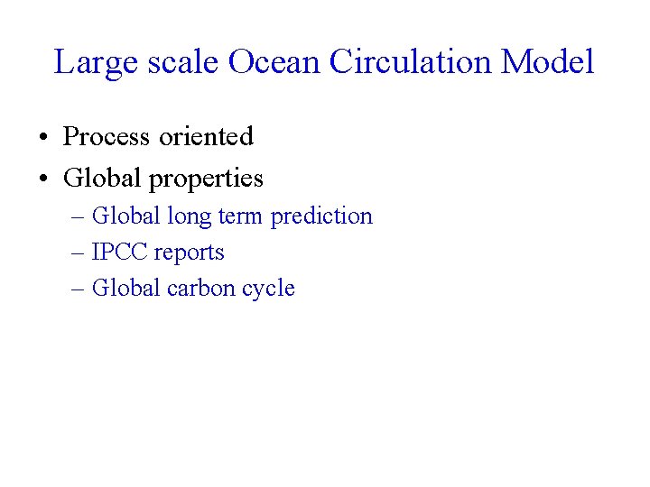 Coastal Ocean Circulation and biogeochemical modeling YoungGyu Park