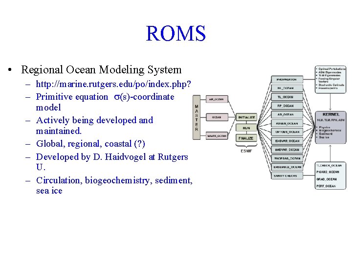 Coastal Ocean Circulation and biogeochemical modeling YoungGyu Park