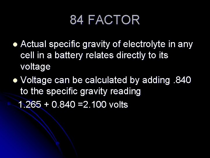 BATTERIES Heart of the electrical system Functions Supply