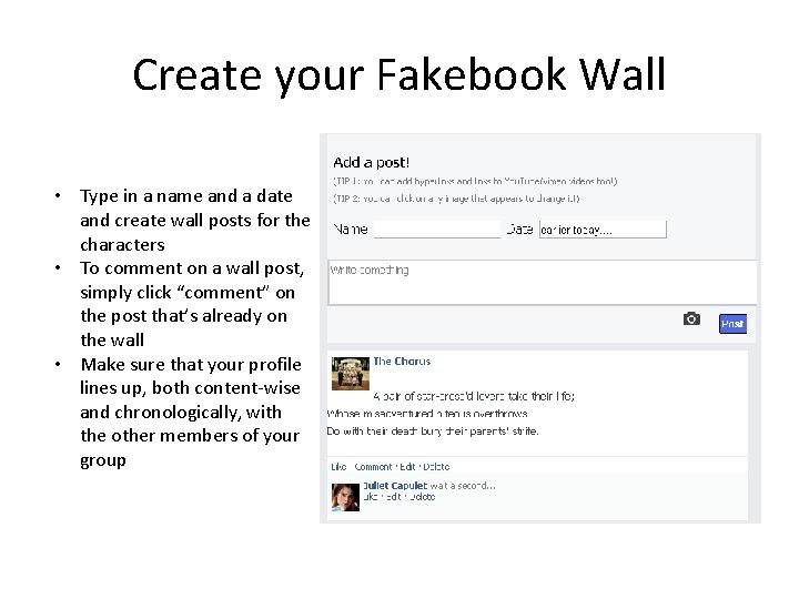 How to Create a Fakebook profile Access the